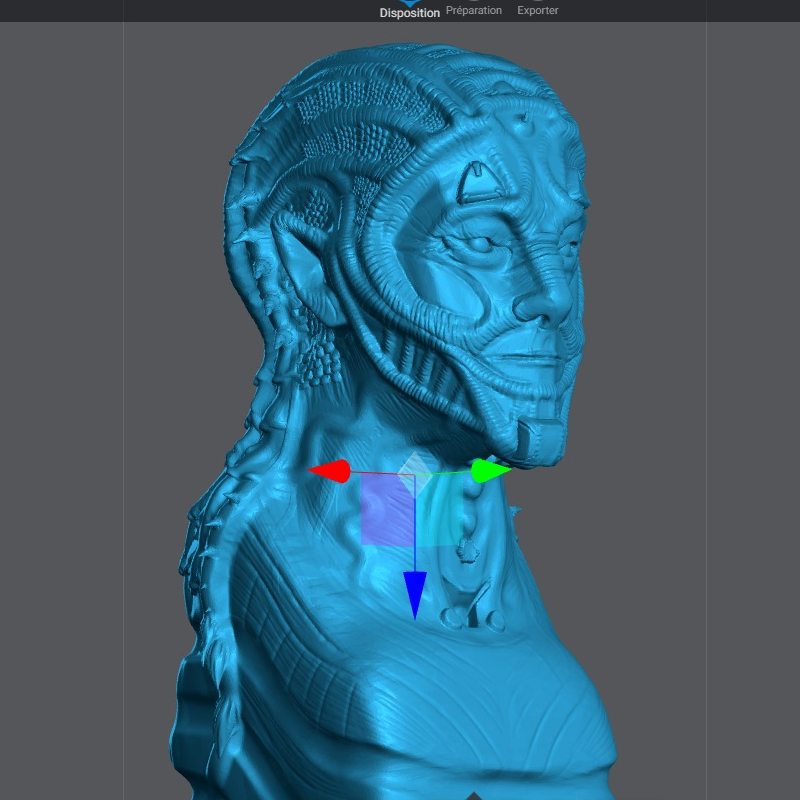 Файл 3D alien creature bust 1・Модель 3D-принтера для скачивания・Cults