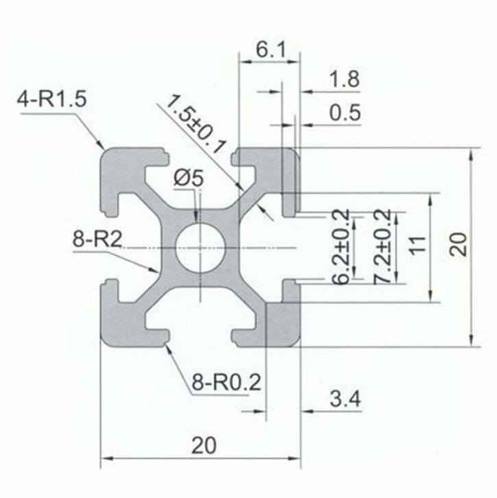 Free STL file 2020_v-slot_extrusion extension 🔧・Design to download and ...