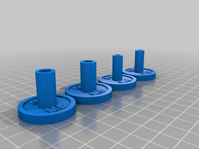 Free STL file Metric Tap guides and base・Object to download and to 3D ...