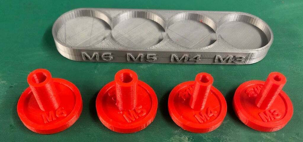 Free STL file Metric Tap guides and base・Object to download and to 3D ...