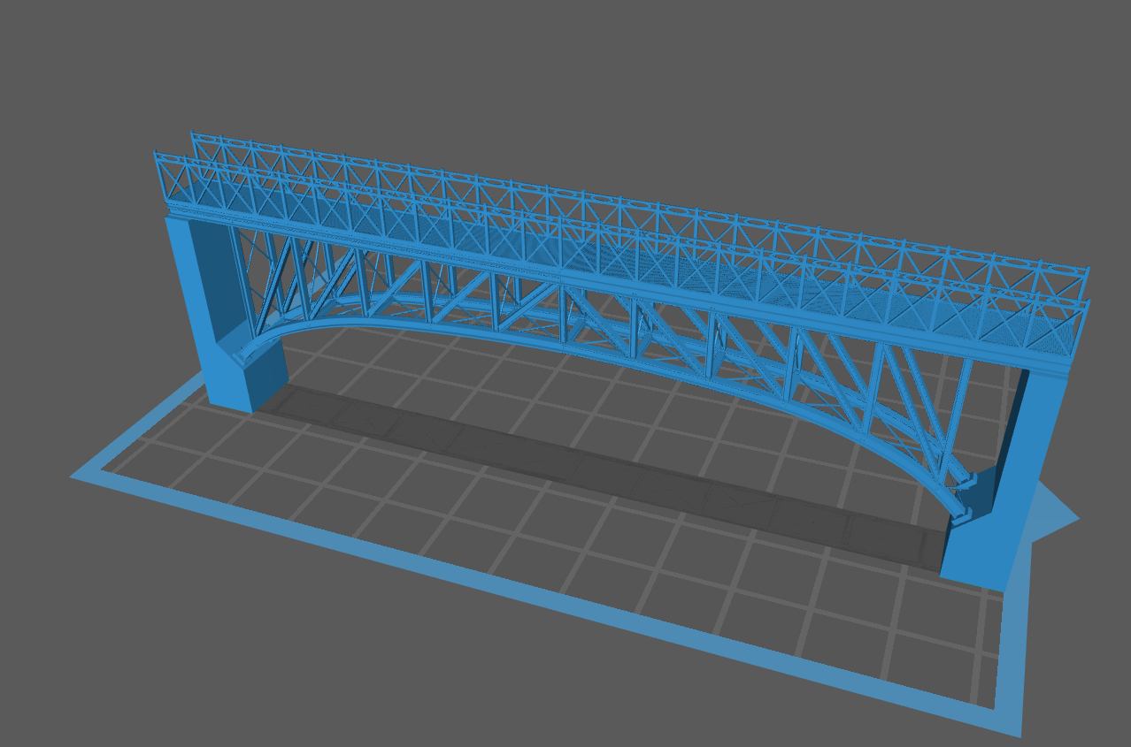 STL file Bridge - Footbridge・3D print object to download・Cults