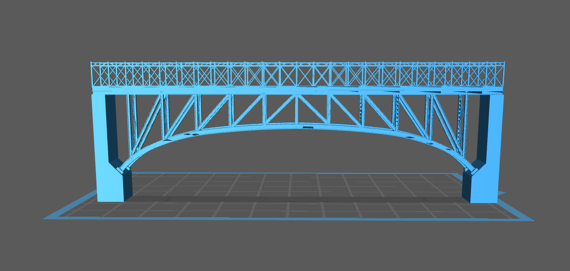 STL file Bridge - Footbridge・3D print object to download・Cults