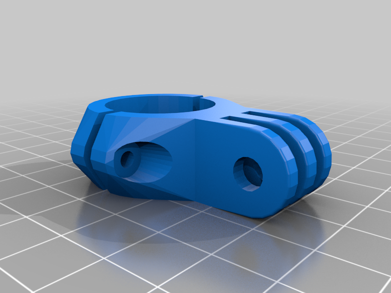 Free 3D file Veteran Sherman roll cage GoPro mount clamp・3D printer ...