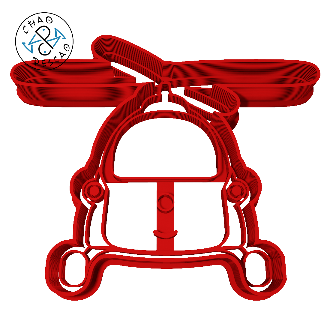 Fichier STL Hélicoptère - Plim Plim - Découpeur de biscuits - Fondant ...