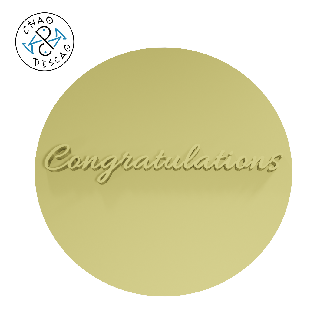 STL file Congratulations - Stamp Embosser - Cookie - Fondant - Polymer ...