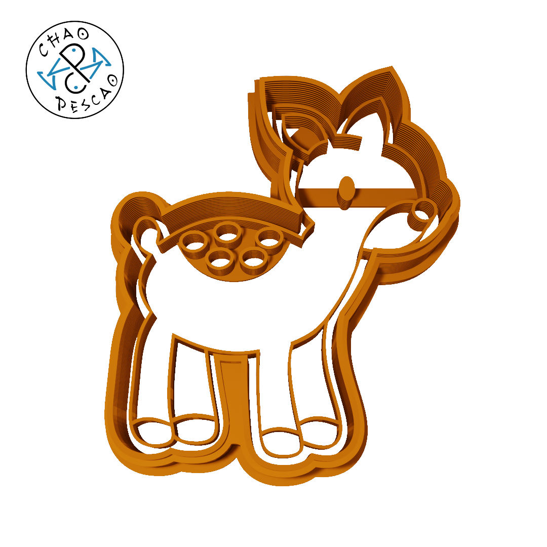 STL file Deer - Forest Animals - Cookie Cutter - Fondant - Polymer Clay ...