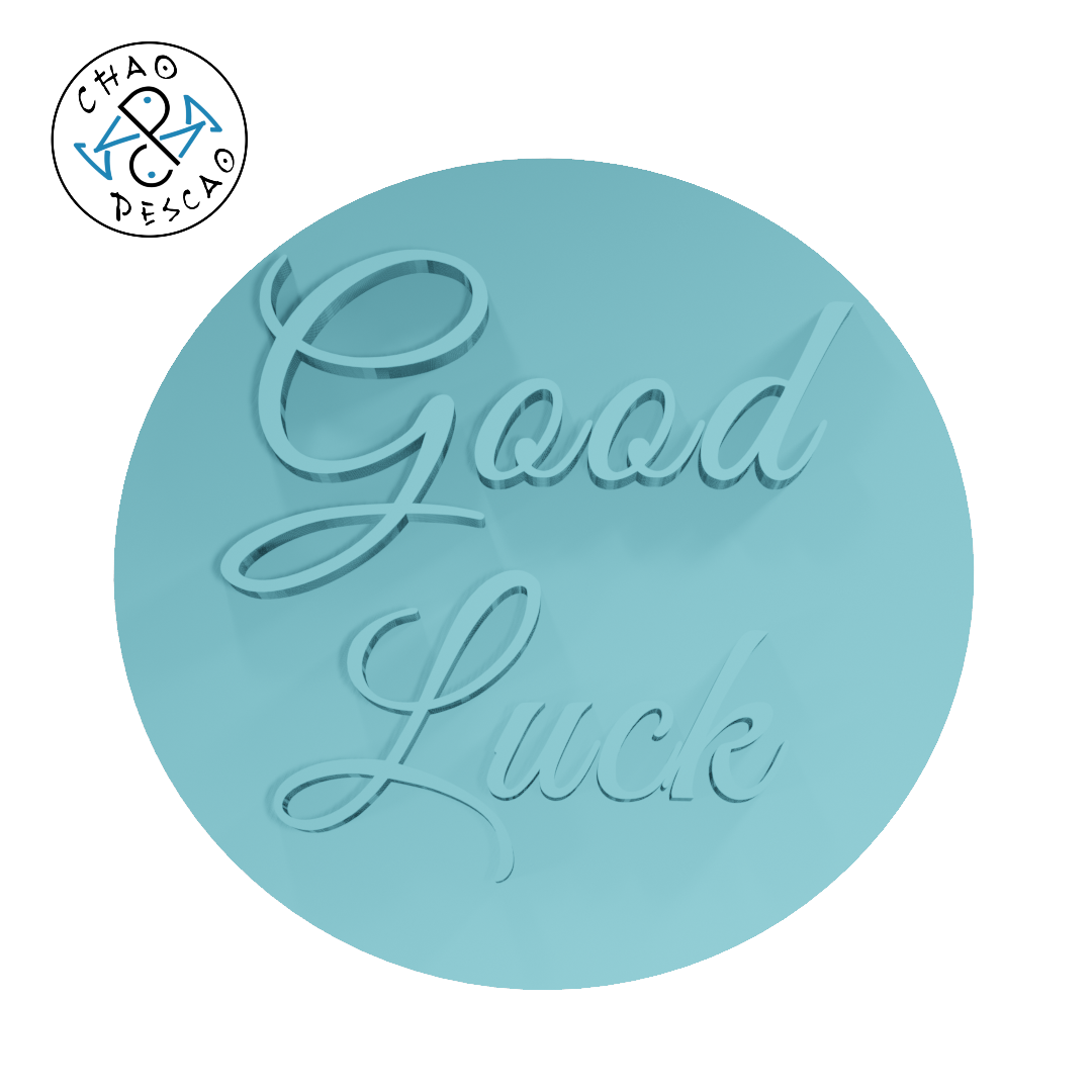 STL file Good Luck - Stamp Embosser - Cookie - Fondant - Polymer Clay ...