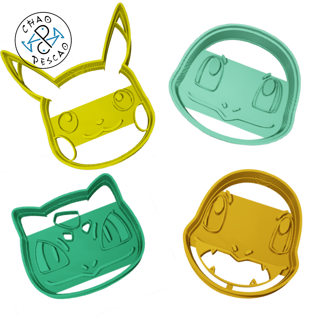 Pokemon Cookie Cutters