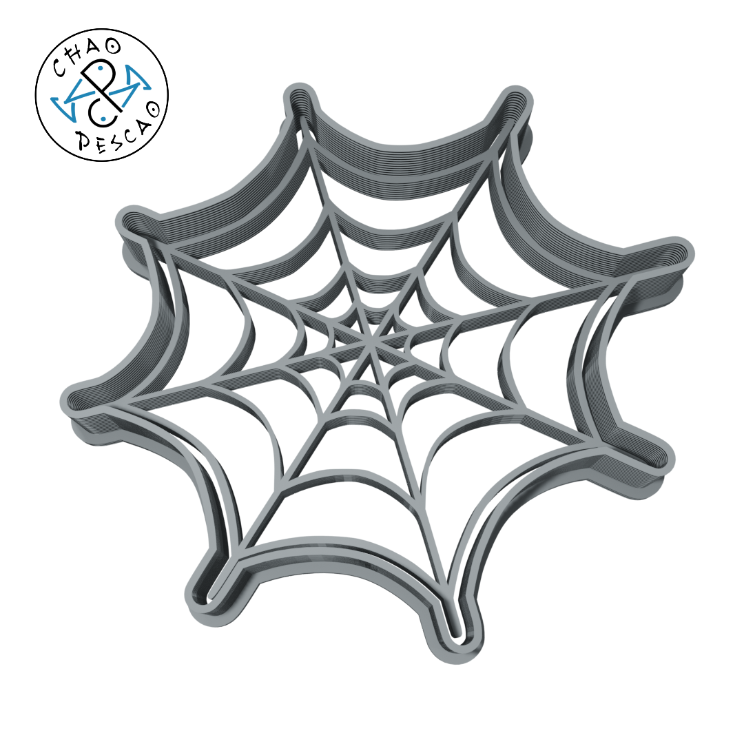 STL file Spider Web - Halloween - Cookie Cutter - Fondant - Polymer ...