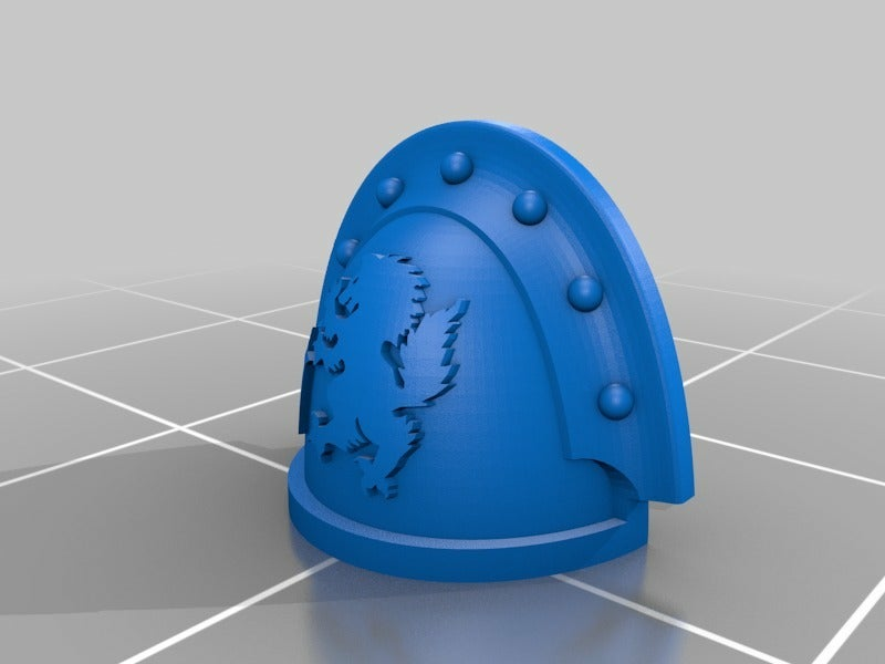 Free STL file Space Wolves Company of the Great Wolf Shoulder Pads 🛰 ...