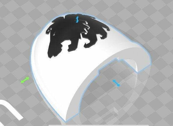 Free STL file Celestial Lions Shoulder Pad 🚗・Template to download and ...