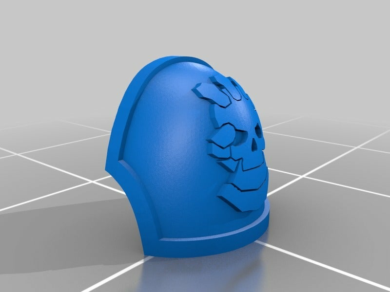 Free STL file Retributors Chapter Shoulder Pad - Astartes Fan Film 📽️ ...