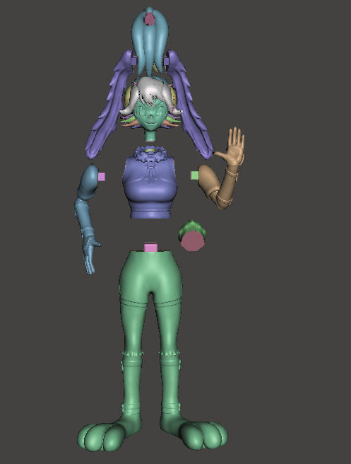 OBJ file Lop Bunny Stand Pose - Star Wars Visions・Model to download and ...