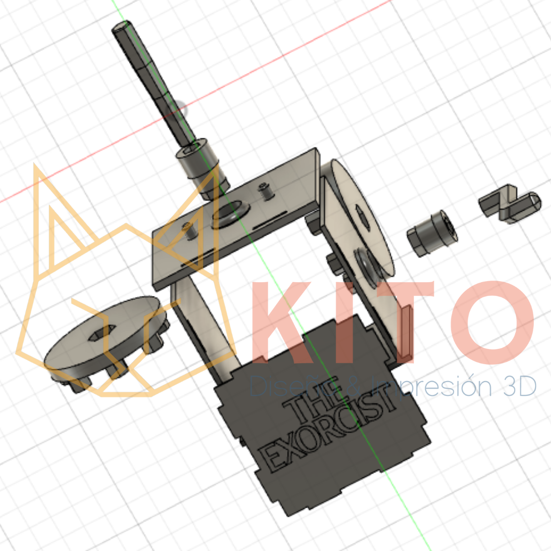 3D file The exorcist demon spinning head - Demon The exorcist demon ...