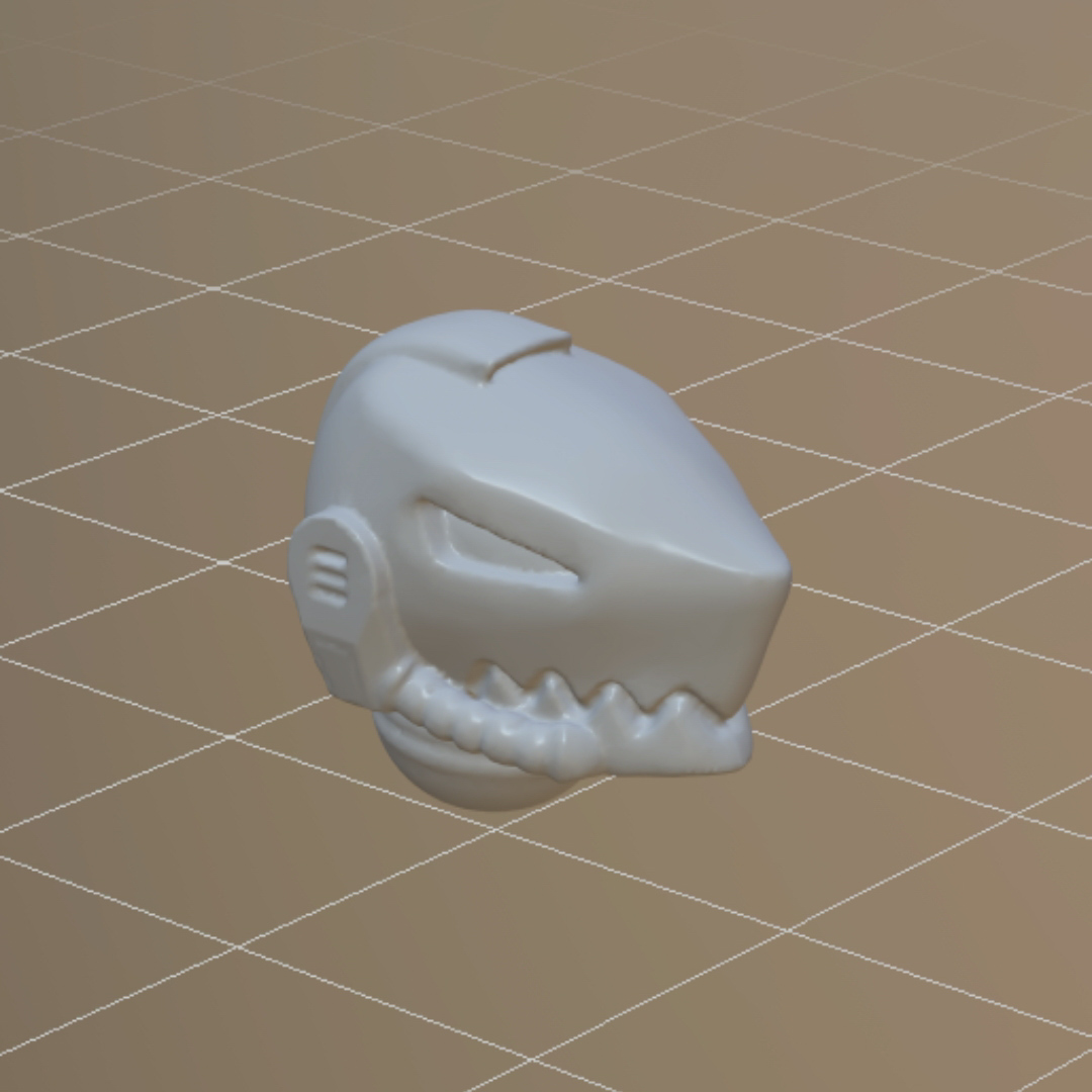 Free STL file Space Shark Helmet 🛰・3D printer design to download・Cults