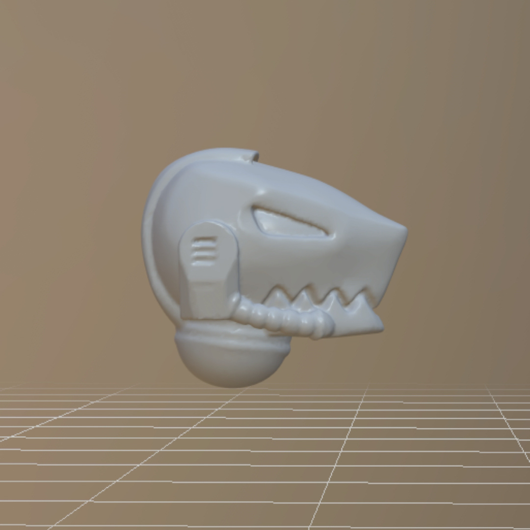 Free STL file Space Shark Helmet 🛰・3D printer design to download・Cults