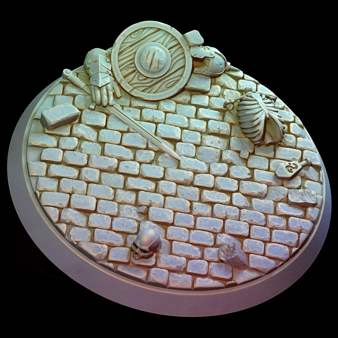 STL file Miniature bases - Fantasy dungeon theme 3D print model・3D ...
