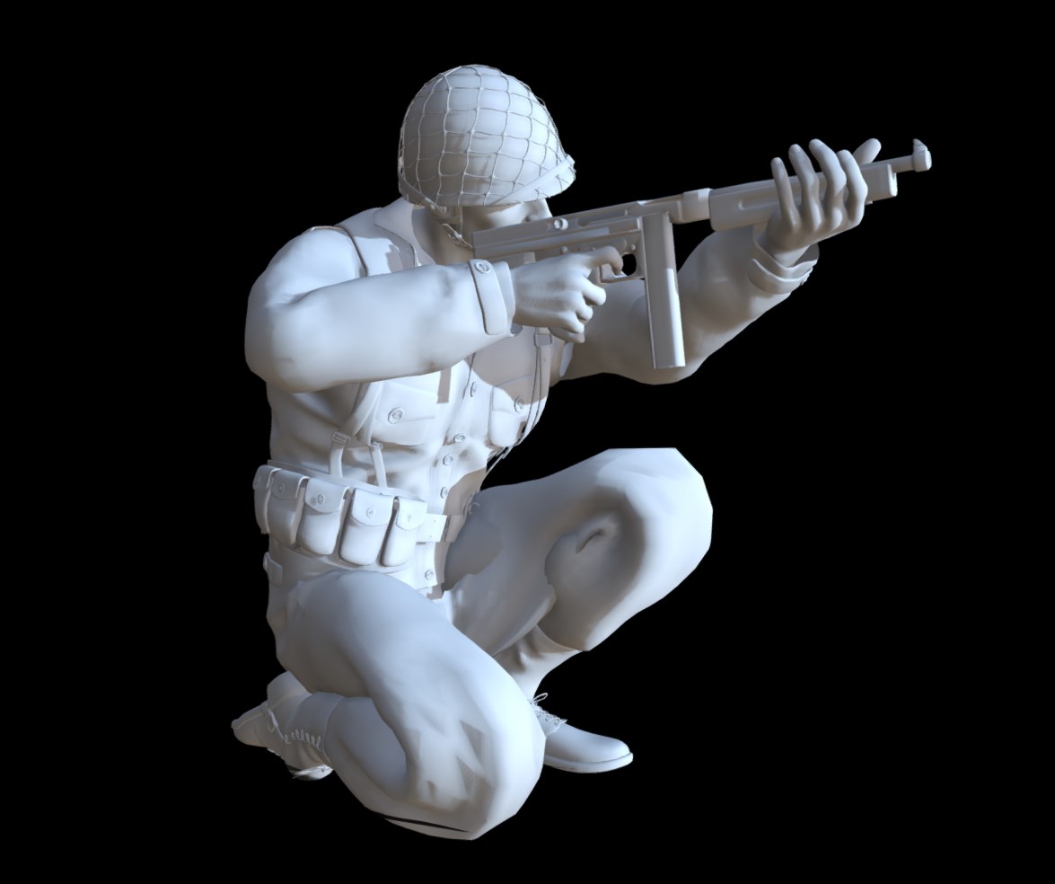 STL file Soldier US Army・3D printer model to download・Cults