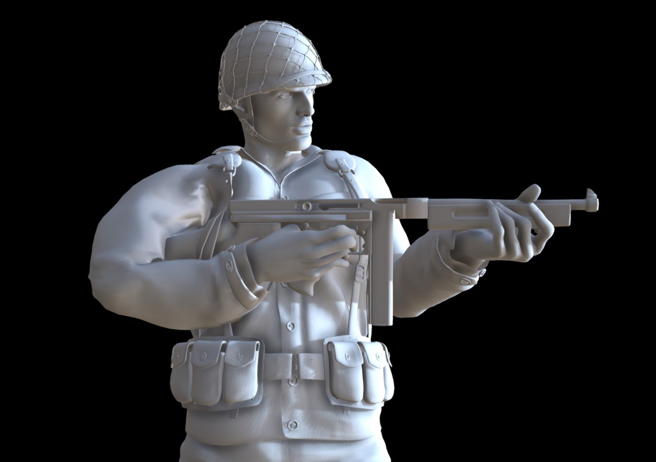 STL file Soldier US Army・3D printer model to download・Cults