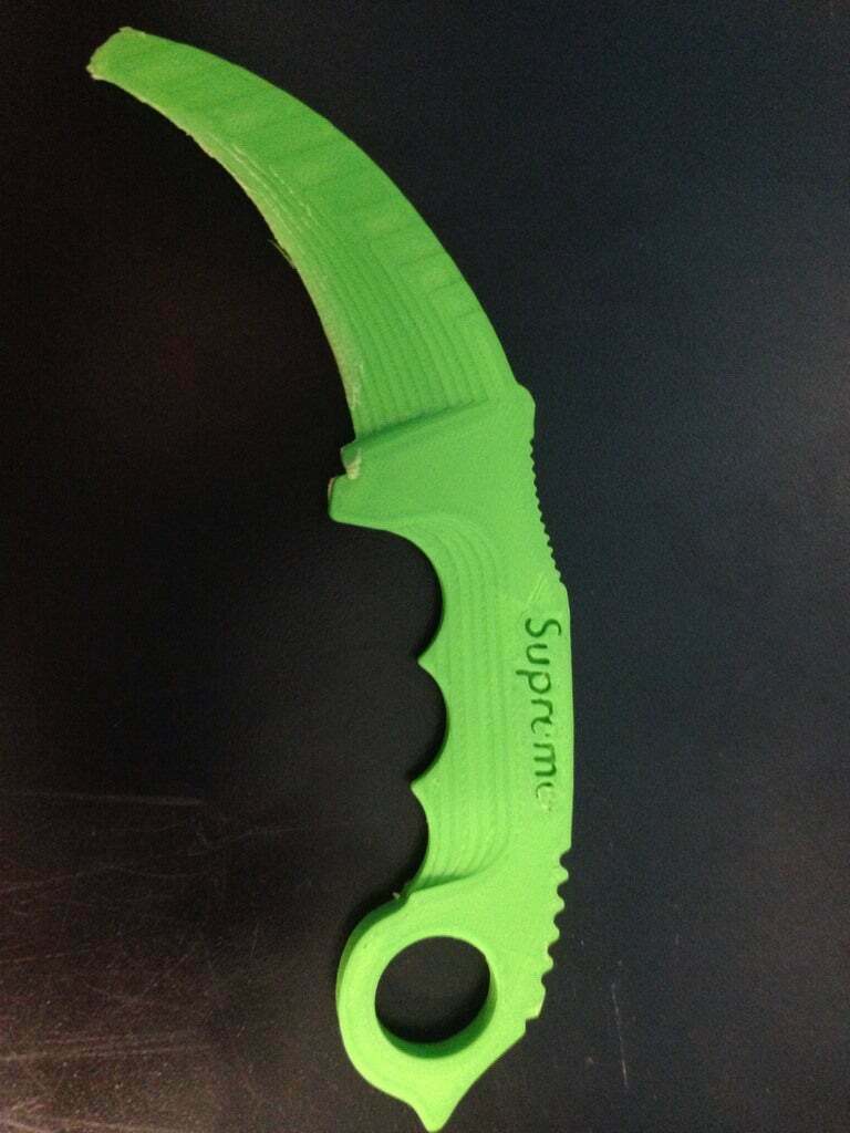 Free STL file Supreme Karambit・3D print model to download・Cults