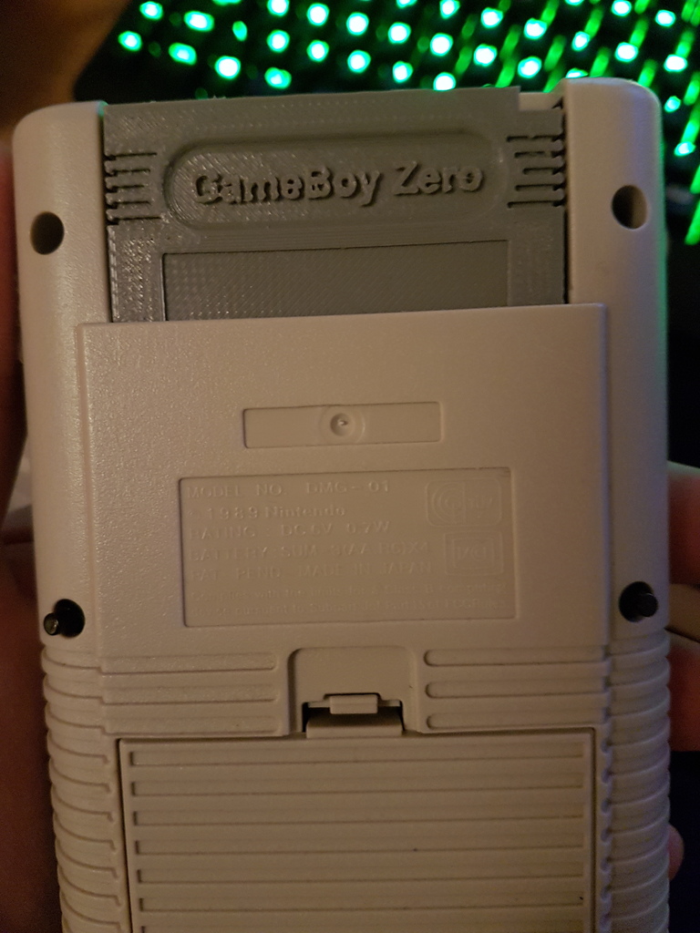 Free 3D file GameBoy Zero Dummy Cartridge・3D printing idea to download・Cults