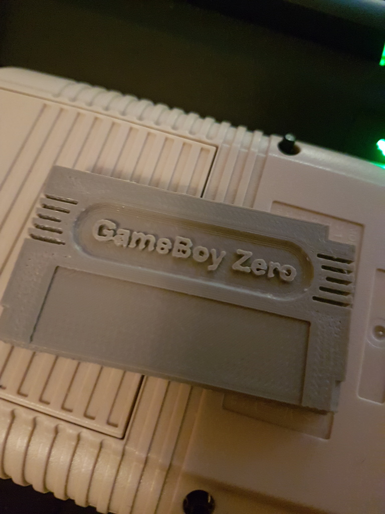 Free 3D file GameBoy Zero Dummy Cartridge・3D printing idea to download・Cults