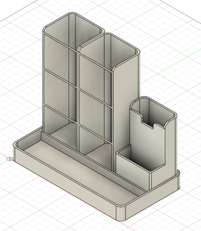 3D file desk organizer・Model to download and 3D print・Cults