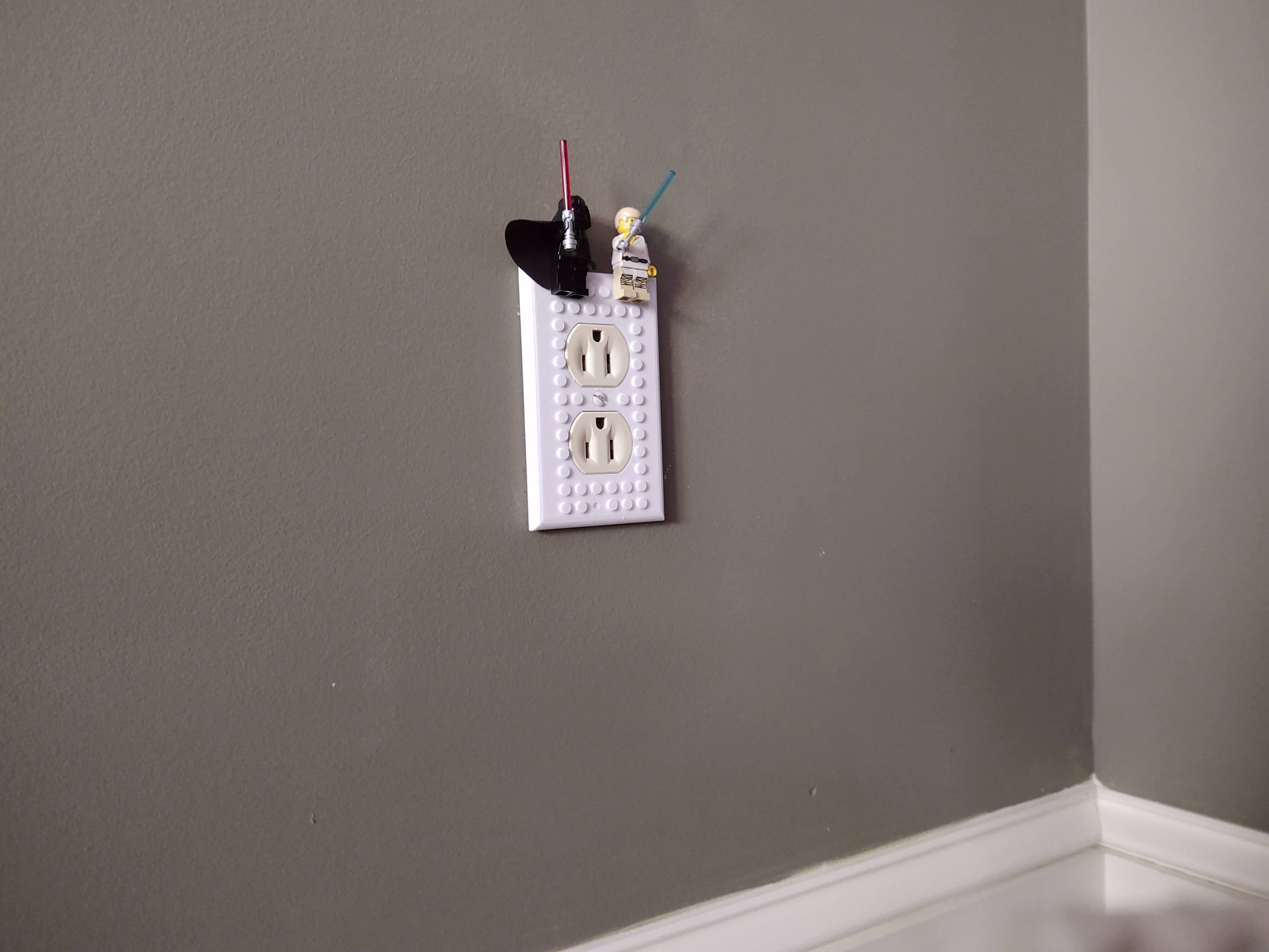 STL file Lego Outlet Cover and Light Switch Plate* 🎁・Model to download ...