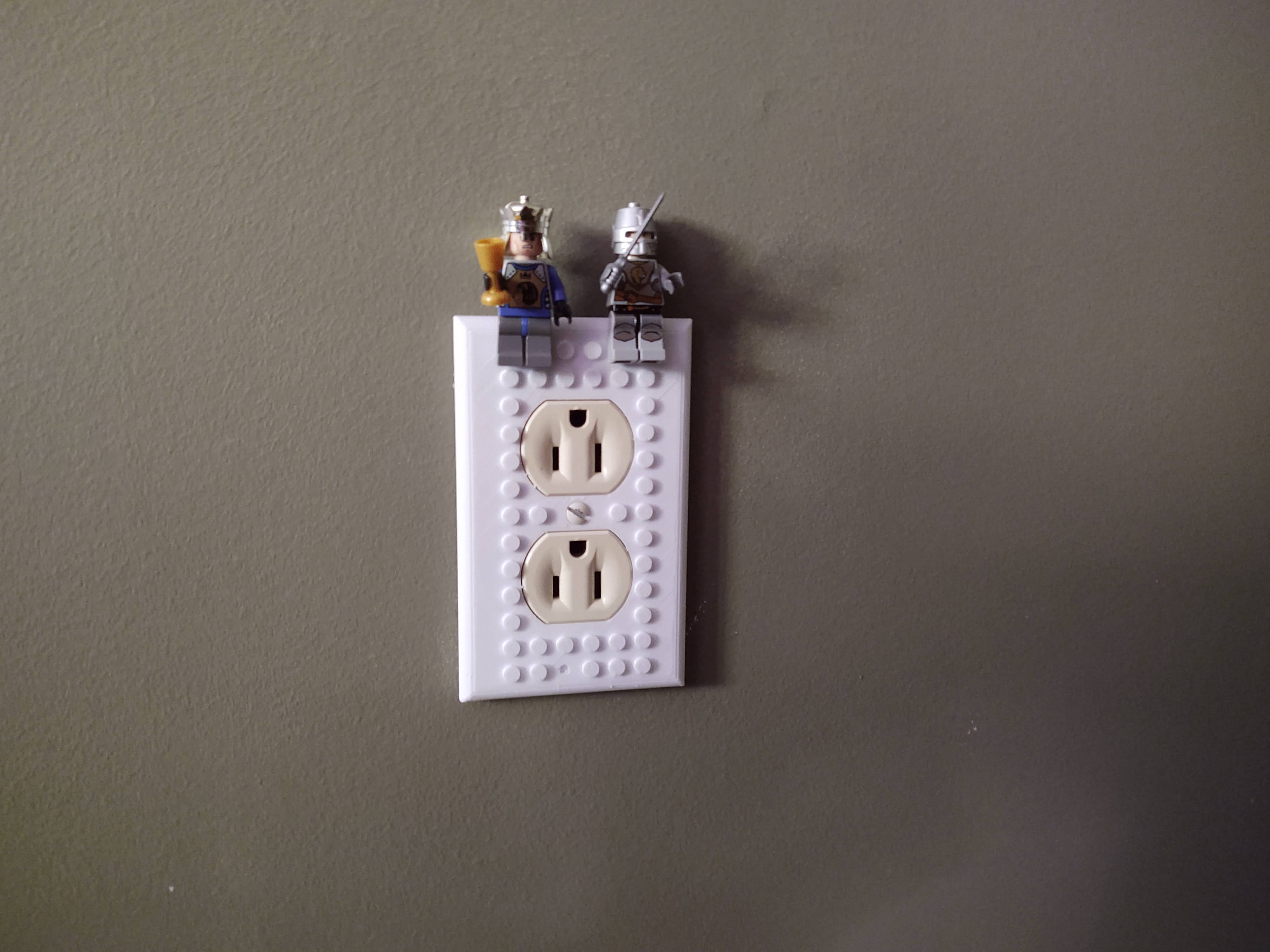 STL file Lego Outlet Cover and Light Switch Plate* 🎁・Model to download ...