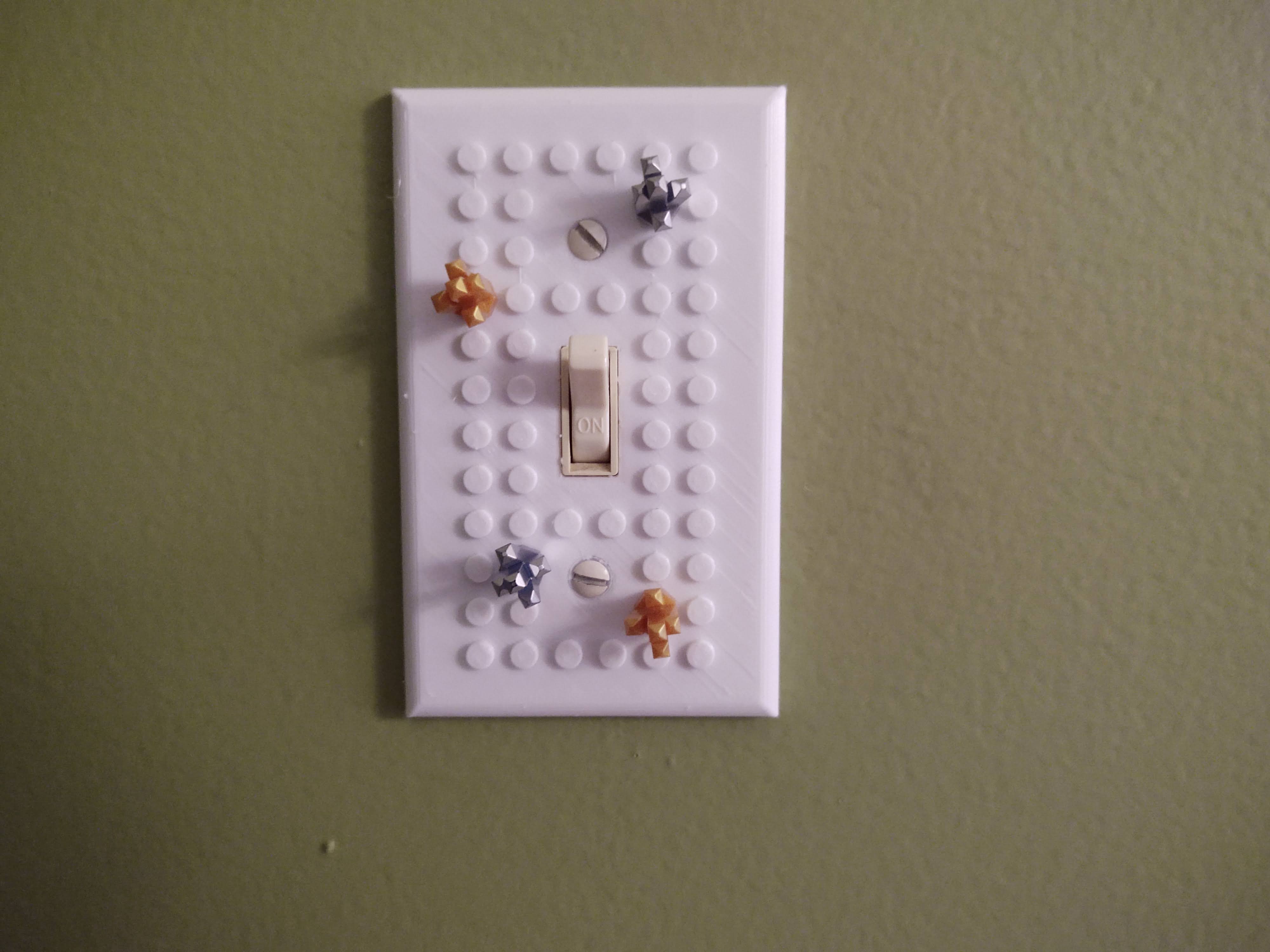 STL file Lego Outlet Cover and Light Switch Plate* 🎁・Model to download ...