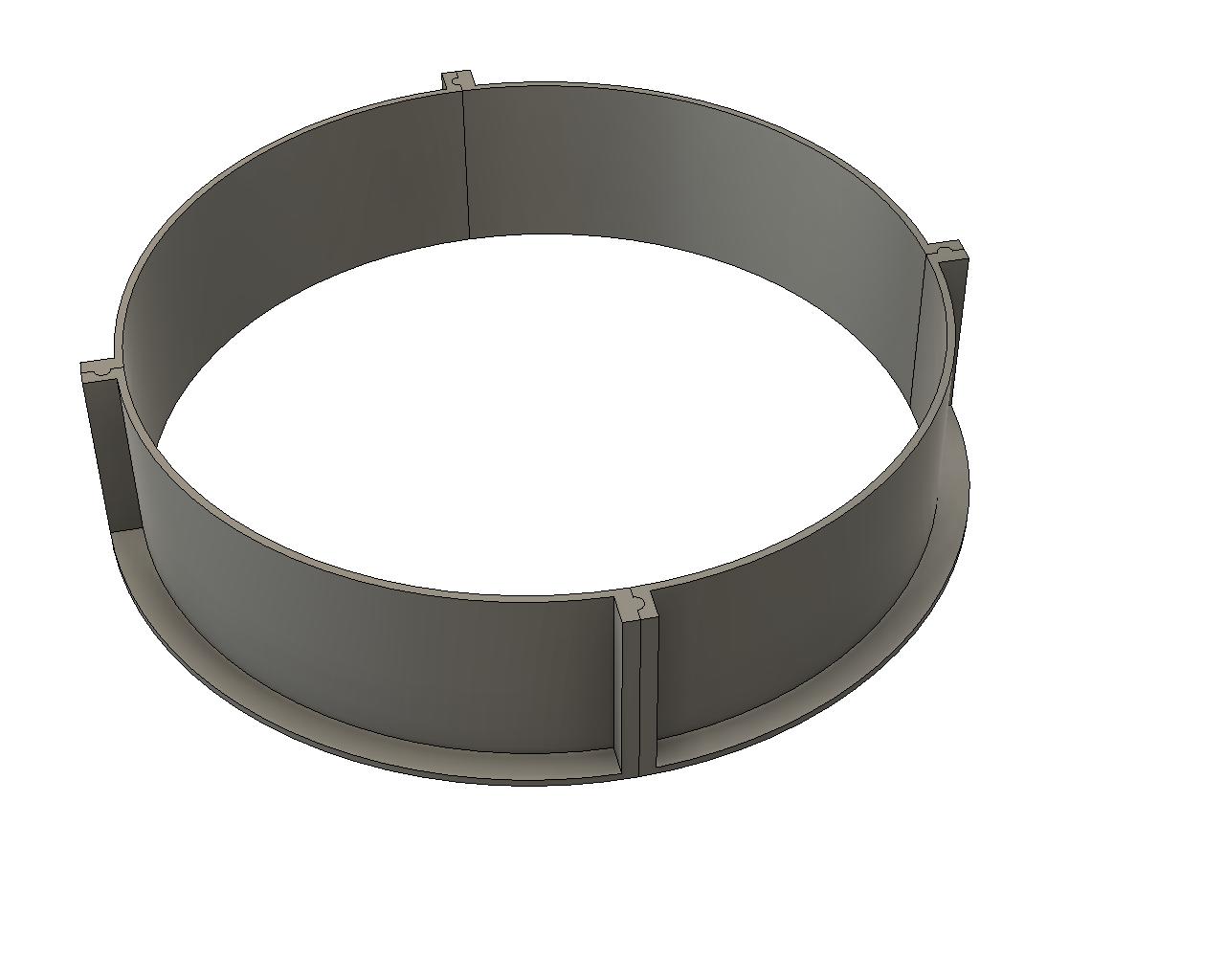 3D file SET of Circular Mold Housings for silicone and resin, and ...