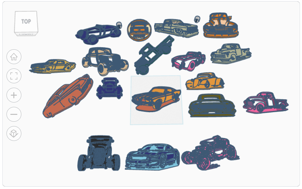 Free 3D file Car outline collection 🚗・3D printing design to download・Cults