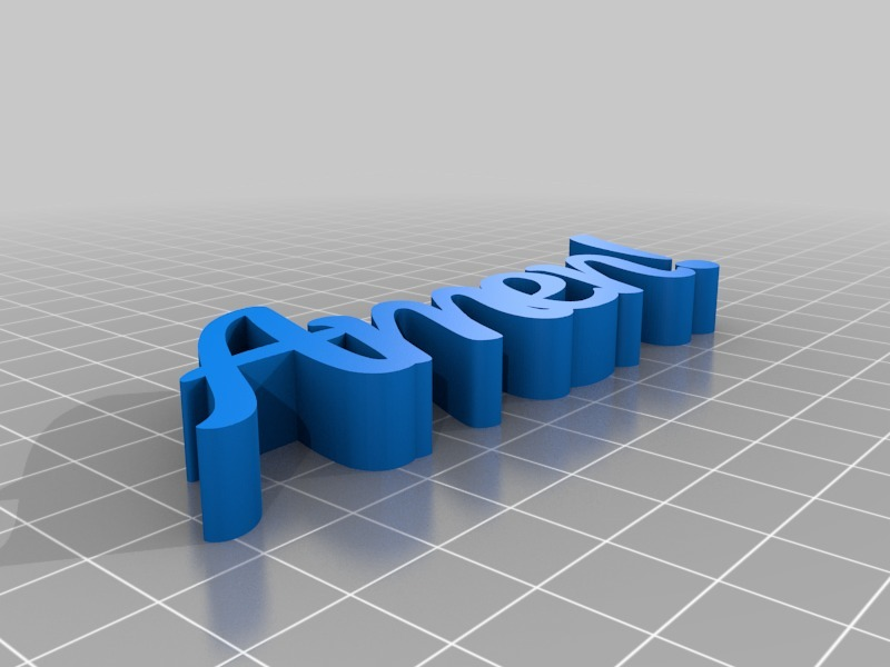 Free 3D file amen 🎨・3D printer design to download・Cults