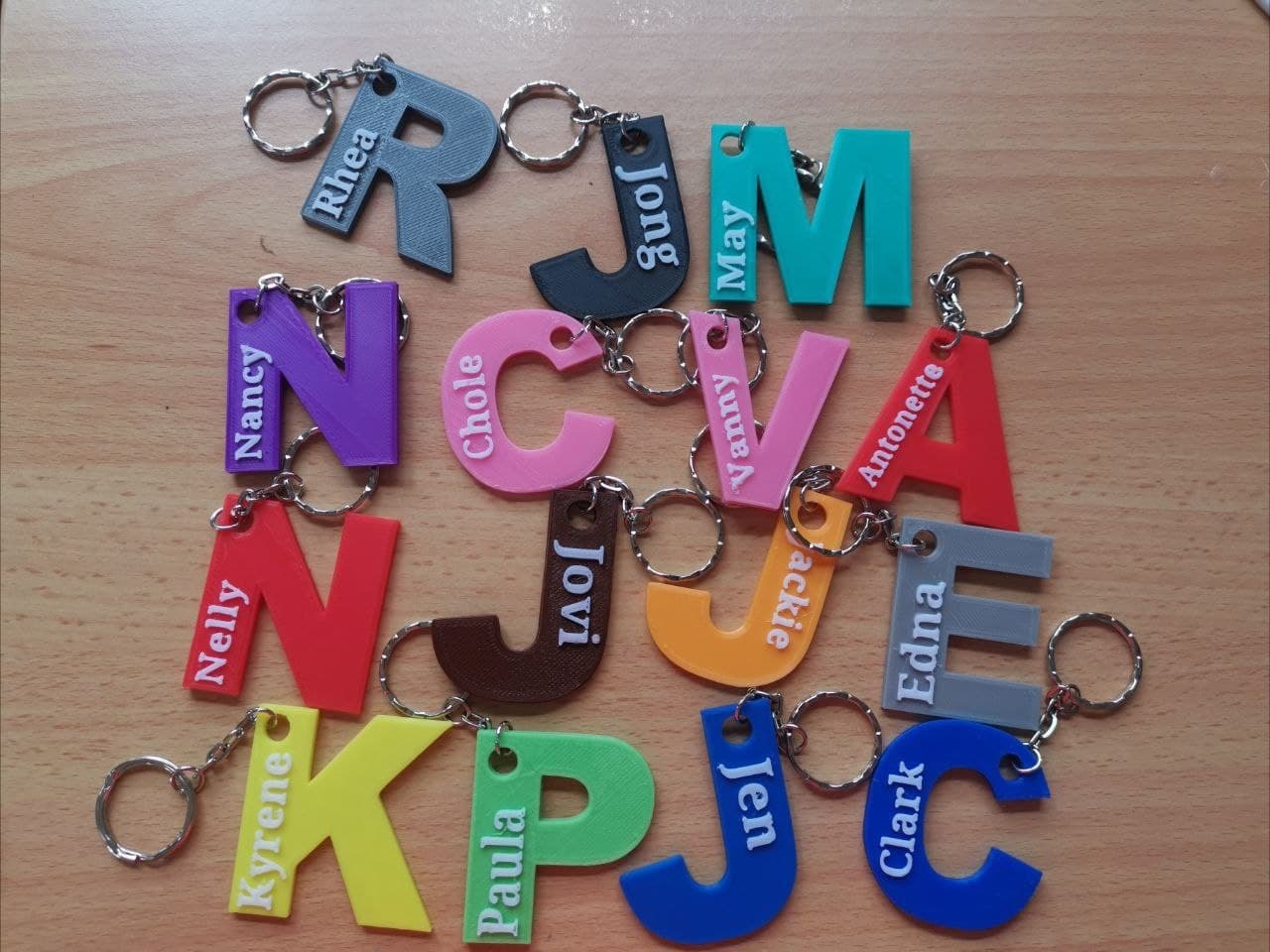 SCAD file alphebet keychain using openscad 🗝️・Model to download and 3D ...