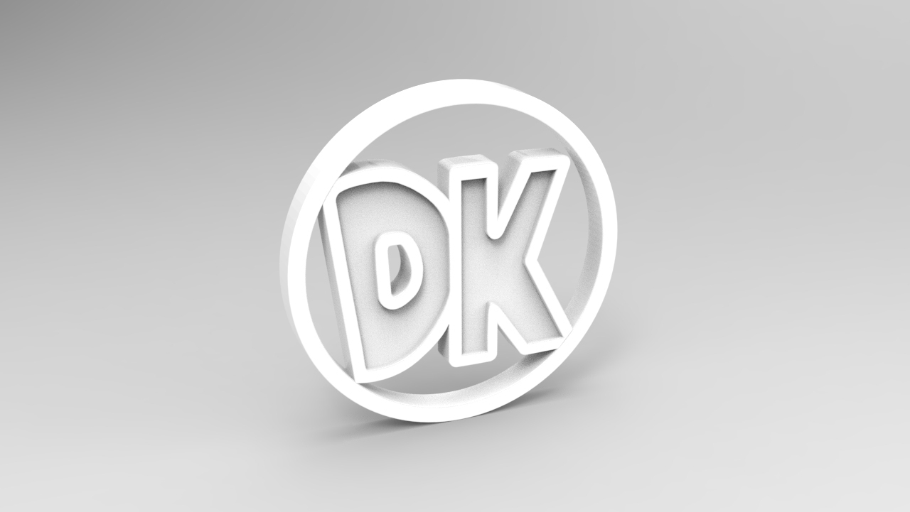 STL file Donkey Kong Country Coin・3D print design to download・Cults