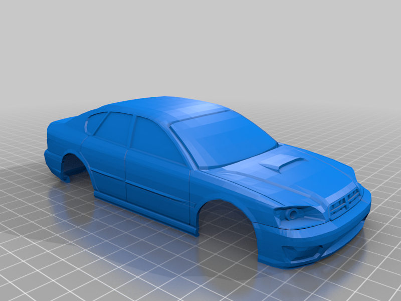 Free STL file Subaru Legacy Xmods Full Bodykit Car・3D printing model to ...