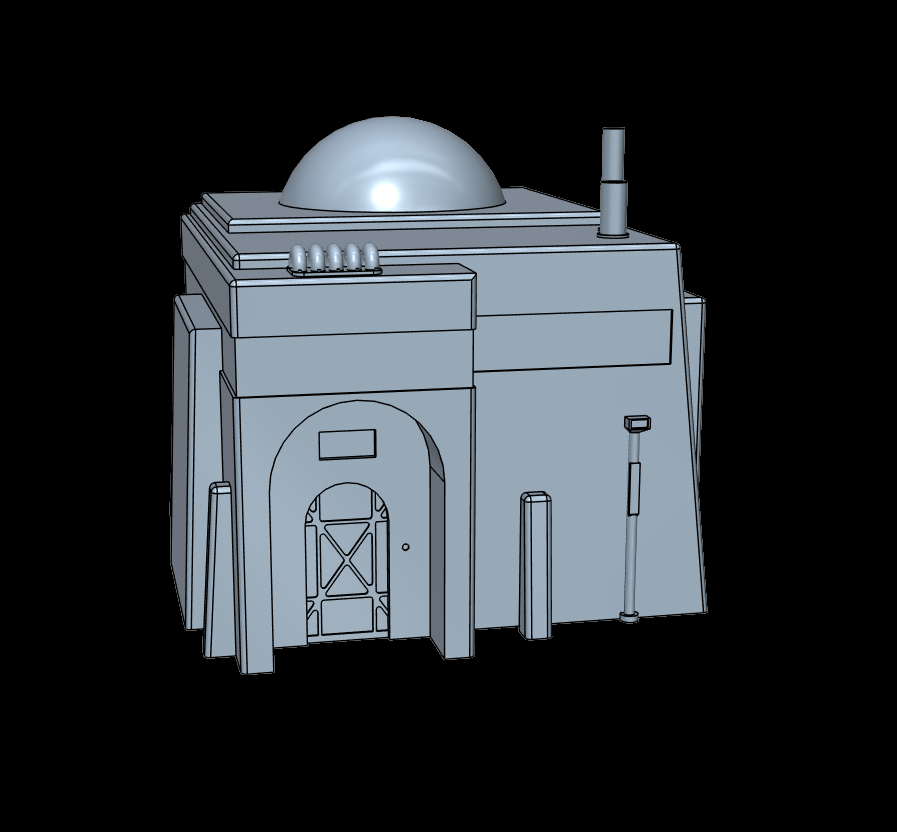 STL file Star Wars Legion Desert Terrain Scenery Tatooine Building・3D ...