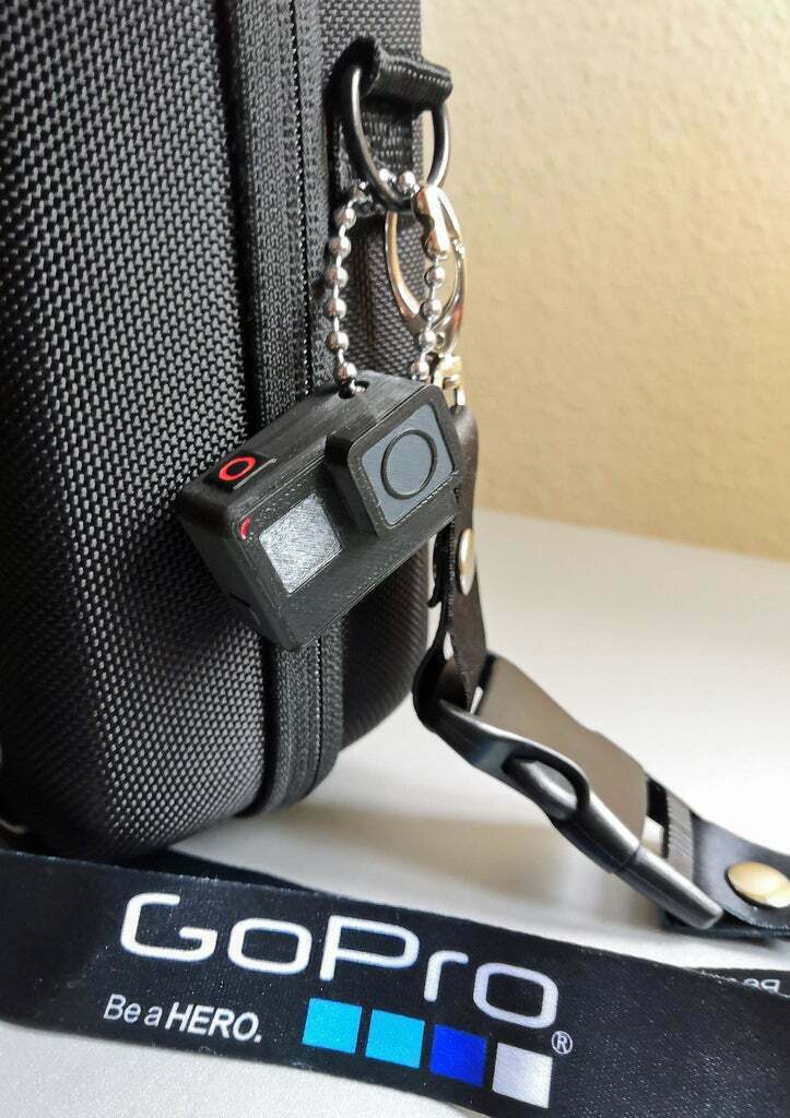 Free STL file Mini Actioncam Keychain・3D printing template to download ...