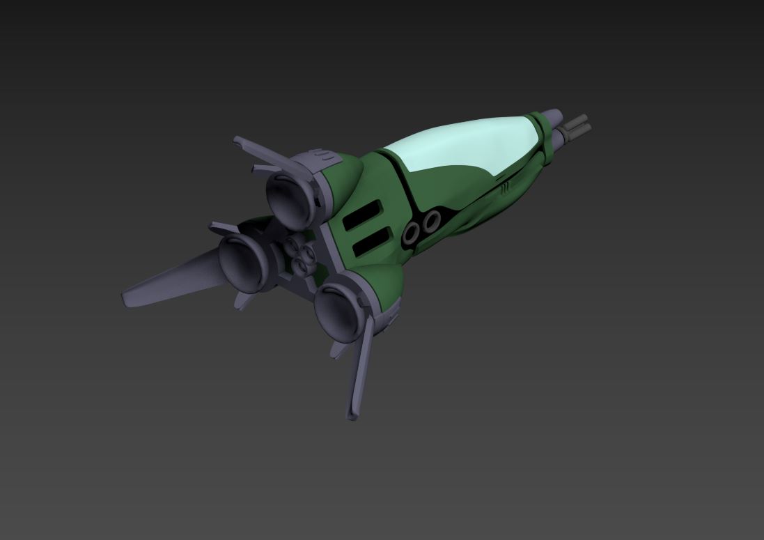 STL file RRT Style Zentradi Gnerl Fighter – Project Echelon・Design to ...