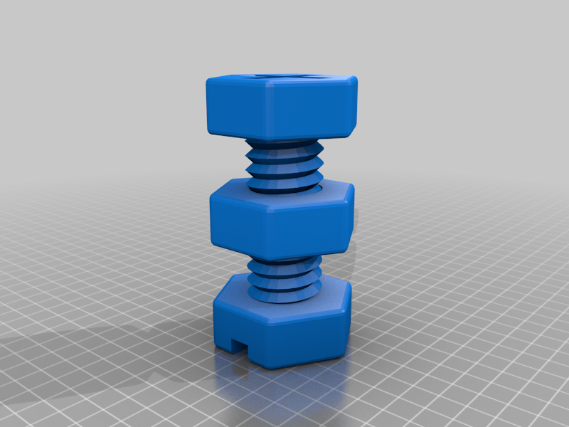 Archivo 3D gratis Juguete Fidget - Tuerca Cautiva・Objeto imprimible en 3D para descargar・Cults