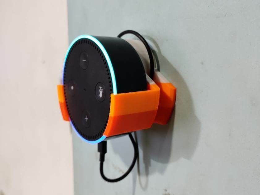 Free 3D file Wall Mount - Echo Dot Generation 2 - With cable tuck・3D ...