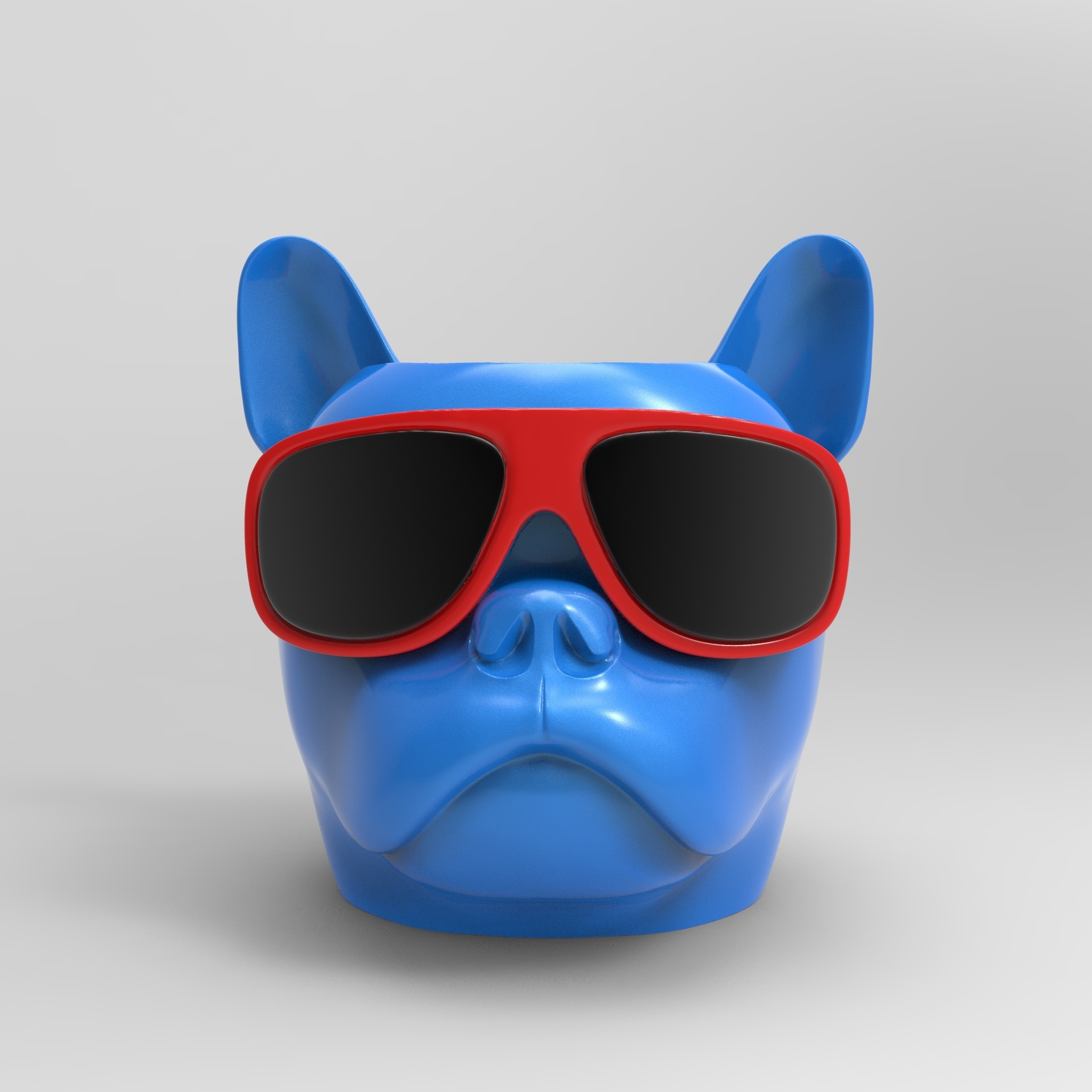 STL file Bulldog vase・3D print design to download・Cults