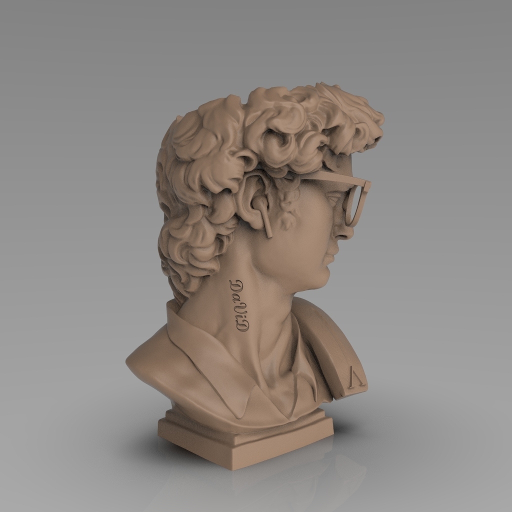 Archivo STL Jarrón David Head ️・Objeto para impresora 3D para descargar ...