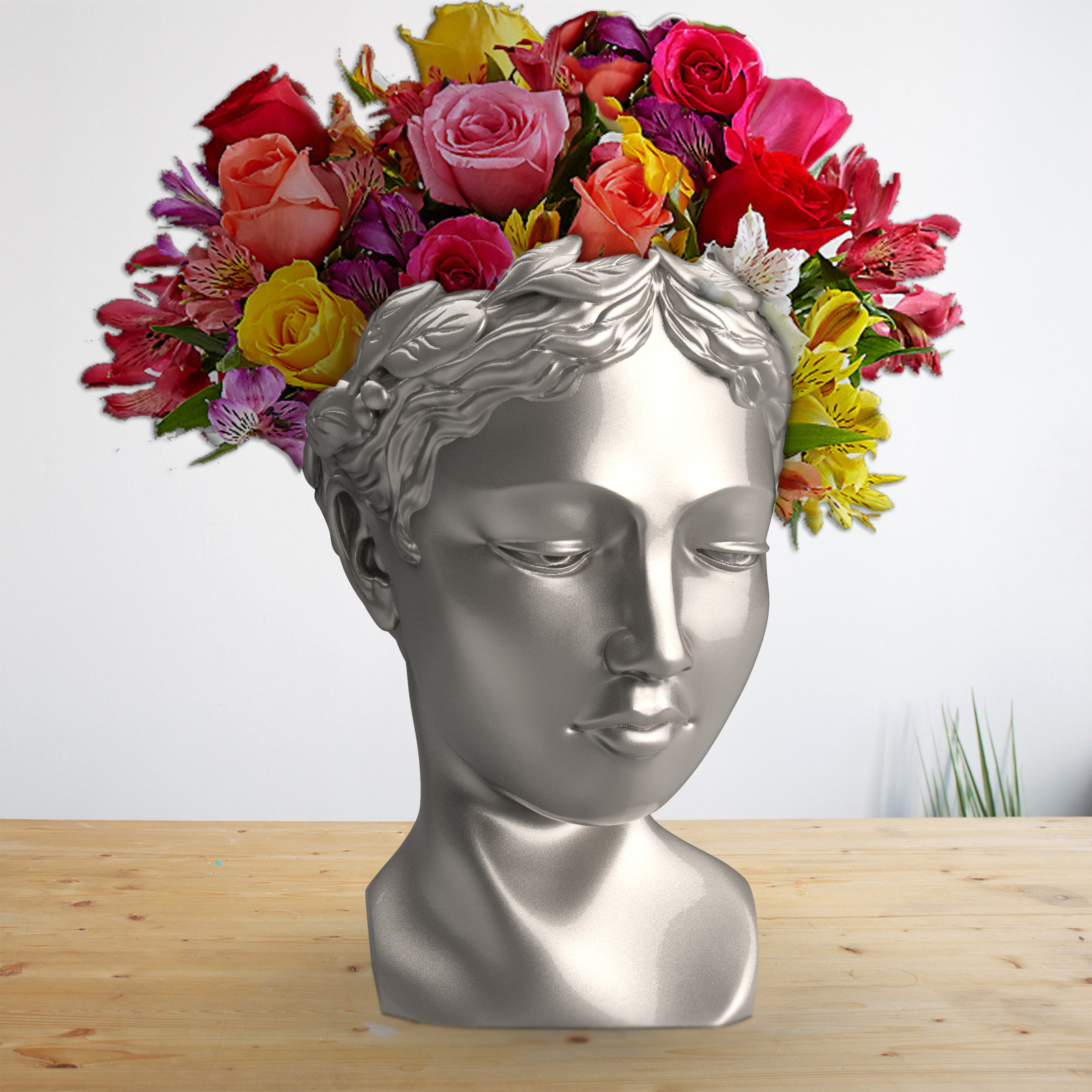 STL-Datei Venus Head Planter 🪴・3D-Druck-Idee zum Herunterladen・Cults