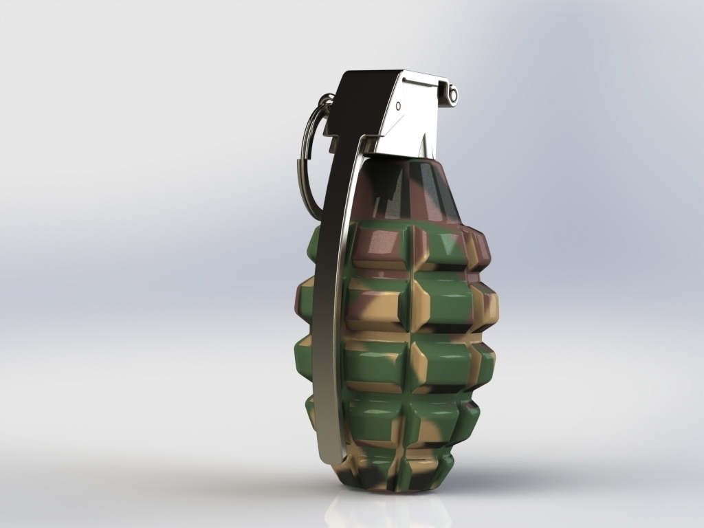3D file Hand Grenade 3d・3D printer design to download・Cults