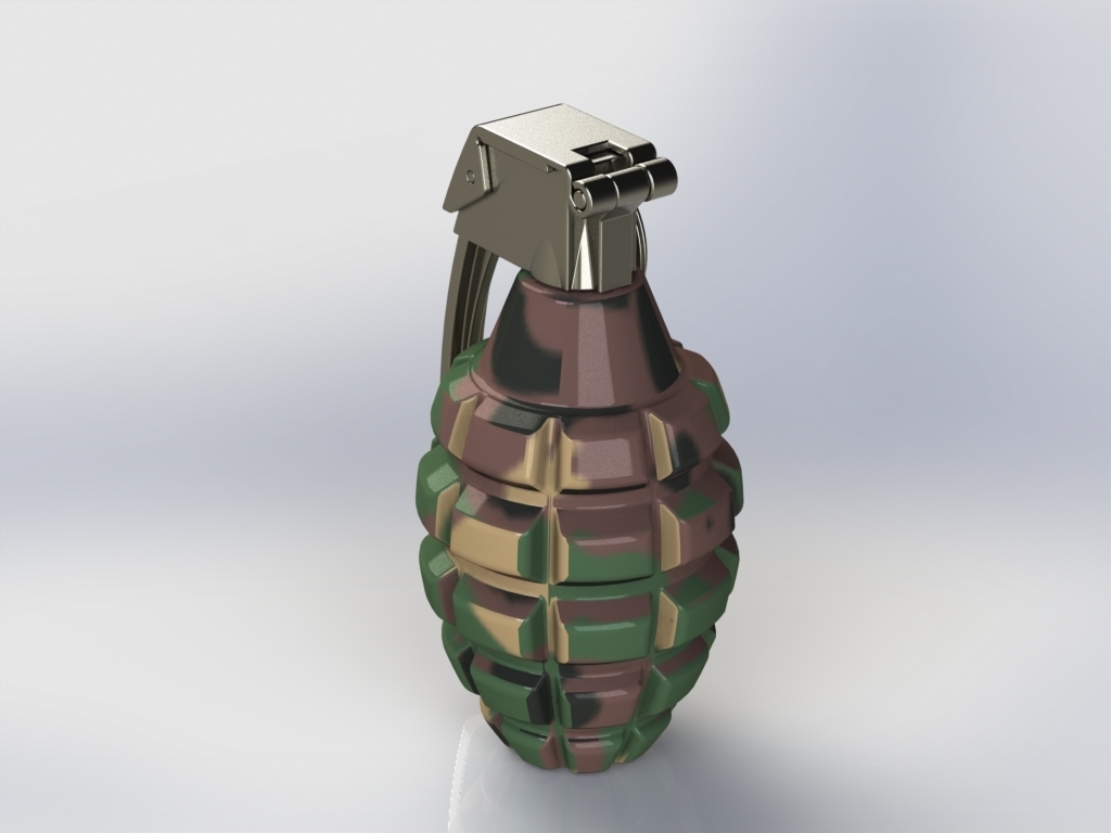 3D file Hand Grenade 3d・3D printer design to download・Cults