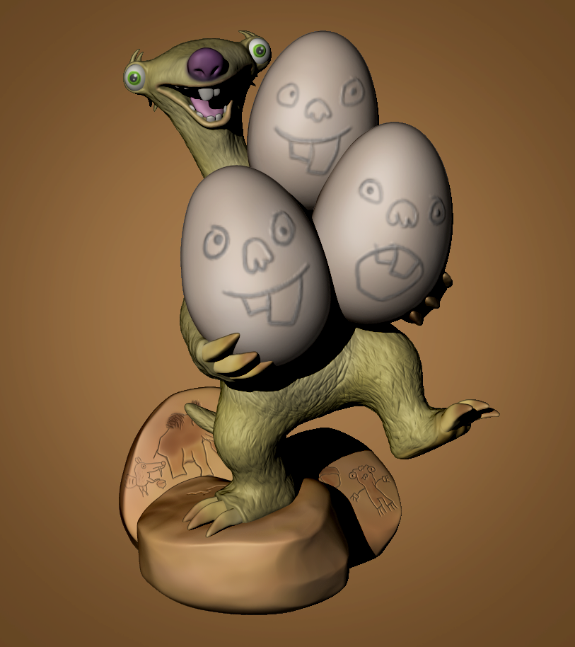 STL file SID | ICE AGE・3D printing design to download・Cults