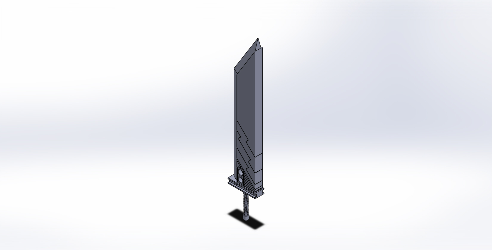 Free STL file Buster sword (Final Fantasy VII) 🗡️・3D printable model to ...