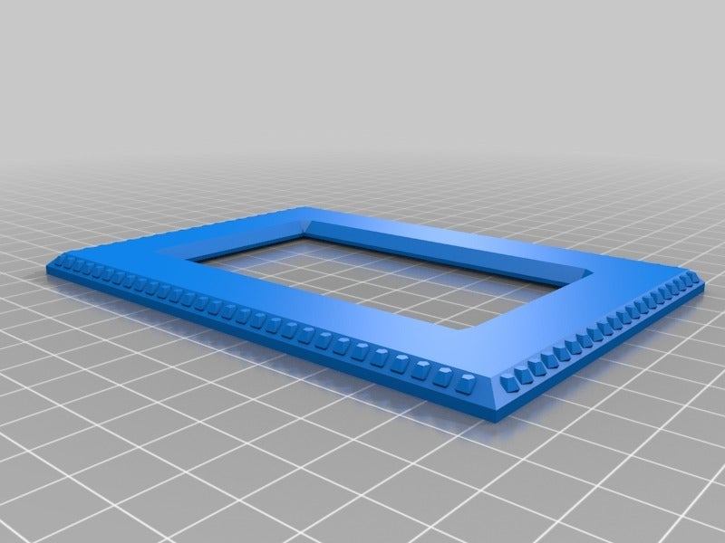 Free STL file Picture Frame (fully customizable scad)・3D printer design ...