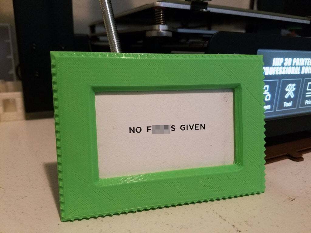 Free STL file Picture Frame (fully customizable scad)・3D printer design ...